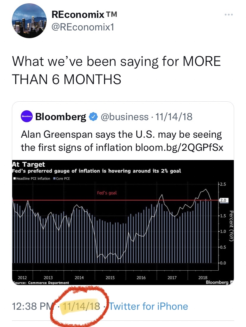 We’ve been warning about inflation for years! Now what? – REconomix